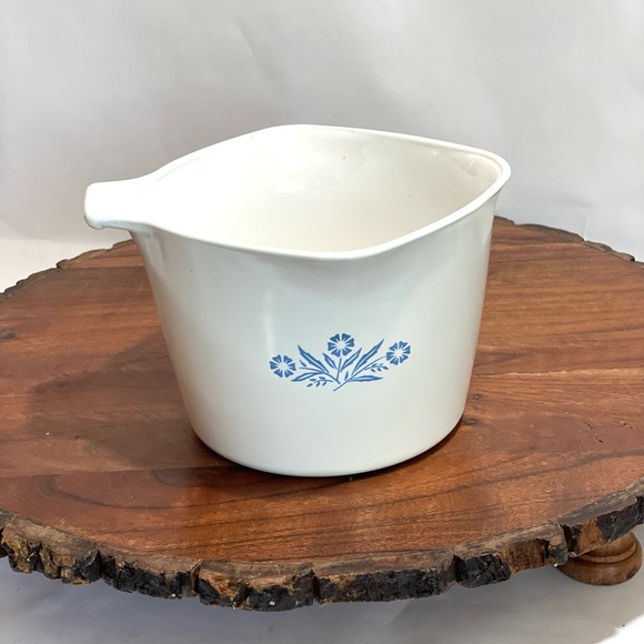 Corningware | Kitchen | Corningware White Blue Cornflower Quart Bake ...